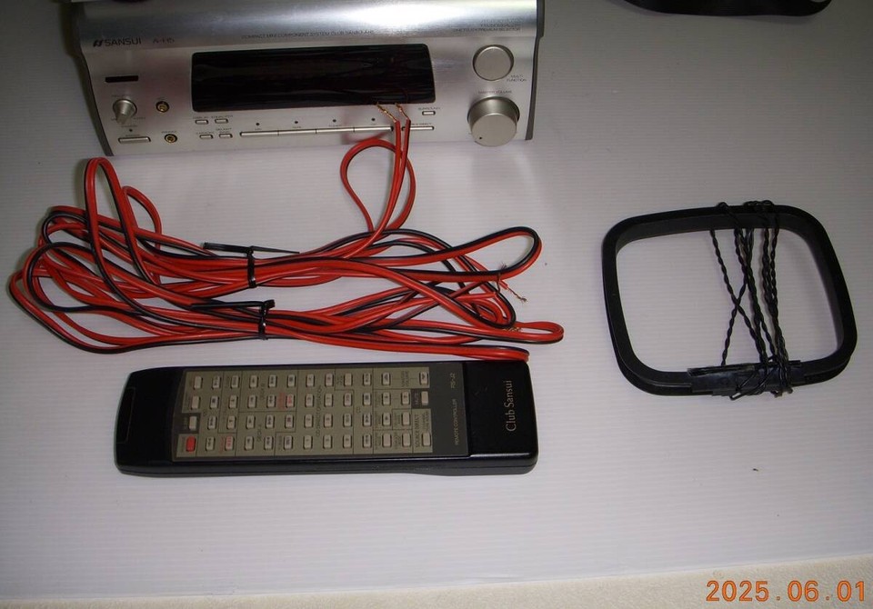 Sansui Club AH5 System (T-H5/CD-H7/A-H5) + Sony Speakers + Remote ...