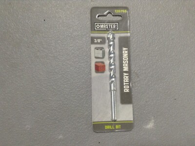 MASTER MECHANIC 3/8" X 4" ROTARY MASONRY DRILL BIT | eBay