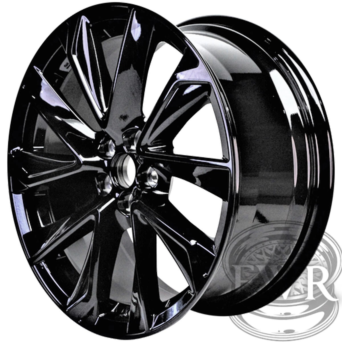 New 18" Gloss Black Alloy Wheel Rim for 2020 2021 Toyota Corolla ...