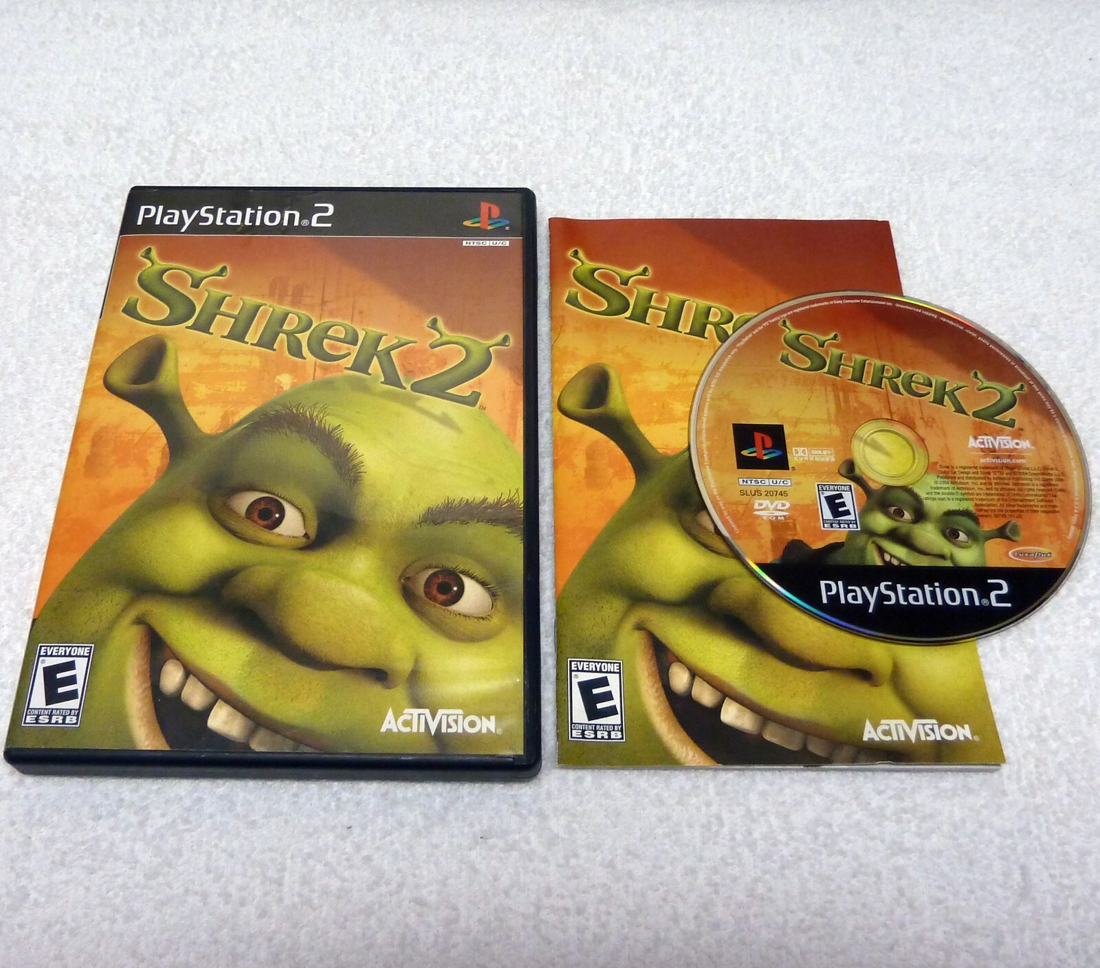 Shrek 2 (Sony PlayStation 2, PS2) Complete, Works Perfectly 47875806030 ...