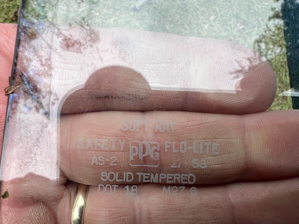 1971 - 1977 Vega Wagon RH Quarter Glass Soft Ray AS-2 27-122 M27.6 #1 ...