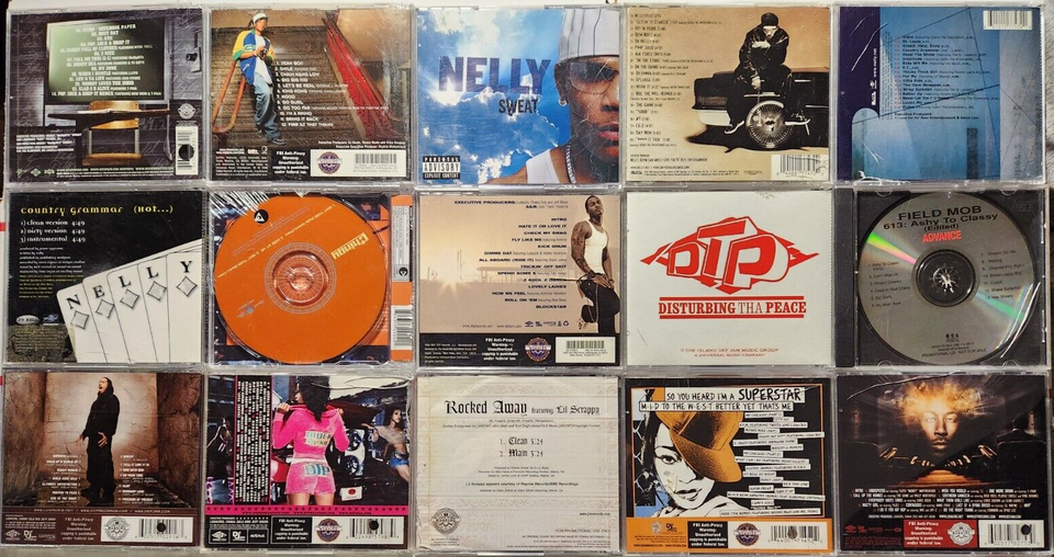 CD LOT RAP HIP-HOP Huey Jibbs Nelly Chingy Rasheeda Field Mob Ludacris ...