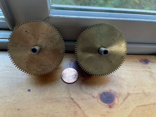 2 Clock Mainspring Barrel With Spring Clock Parts | eBay