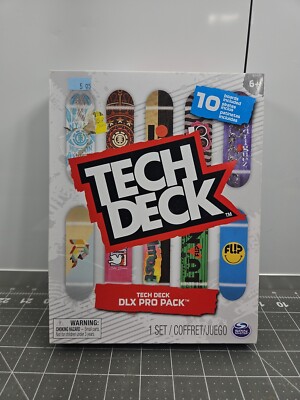 Sealed Tech Deck DLX Pro Pack 10 Boards Included Skate Fingerboards ...