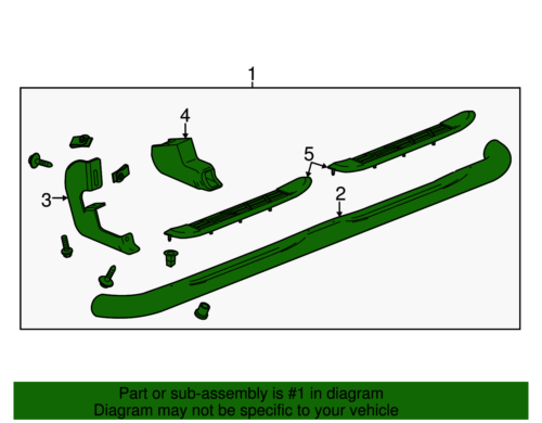 GM OEM 17-19 Sierra 2500 HD Cab Running Board-Step Bar Assy 84106514 | eBay