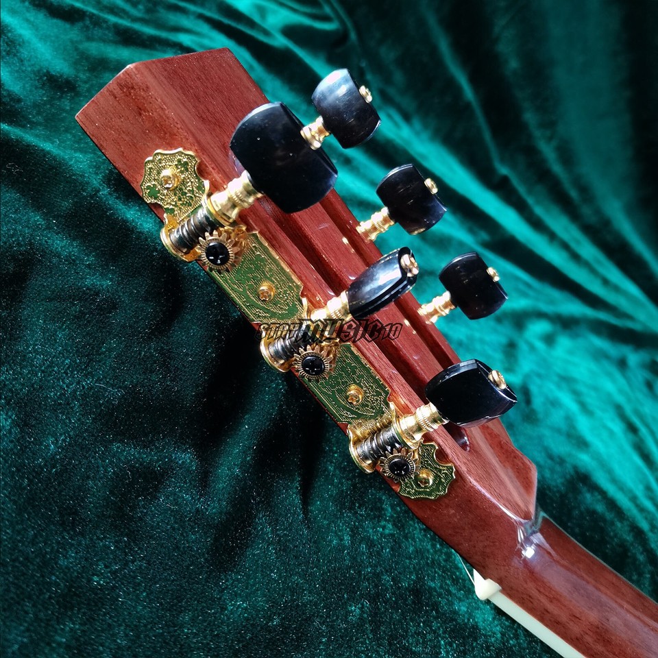 6 String 00045 mole acoustic electric guitar abalone shell inlay ...