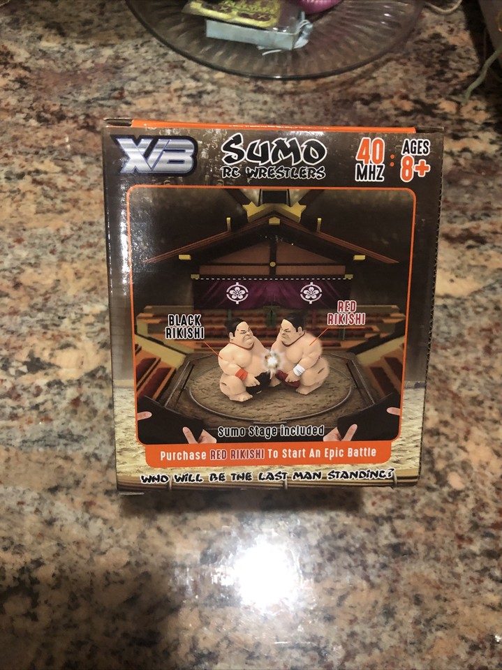 XIB SUMO RC Wrestler Red Rikishi Sumo Stage 27 MHZ Remote Control NEW ...