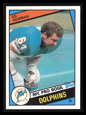 Ed Newman 1984 Topps #126 Miami Dolphins | eBay