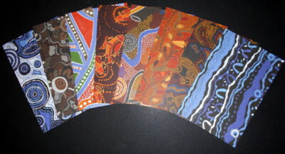 8 Scrapbooking/Cardmaking Papers - ABORIGINAL DESIGN 180gsm -15cmx10cm ...