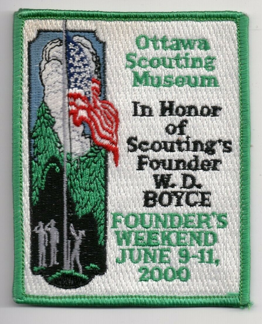 R BSA Patch, Ottowa Scouting Museum, Founder's Weekend 2000, Illinois ...