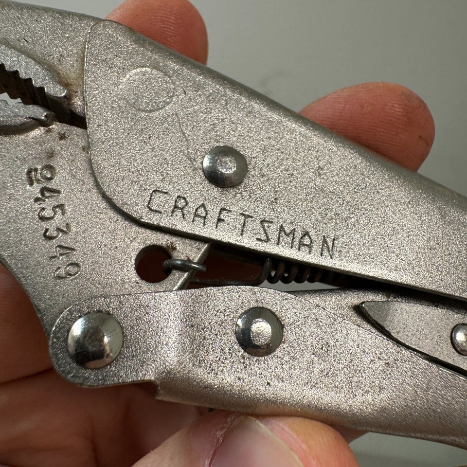 Vtg CRAFTSMAN 9 45349 Vise Grip Needle Nose Locking Pliers Made In USA ...