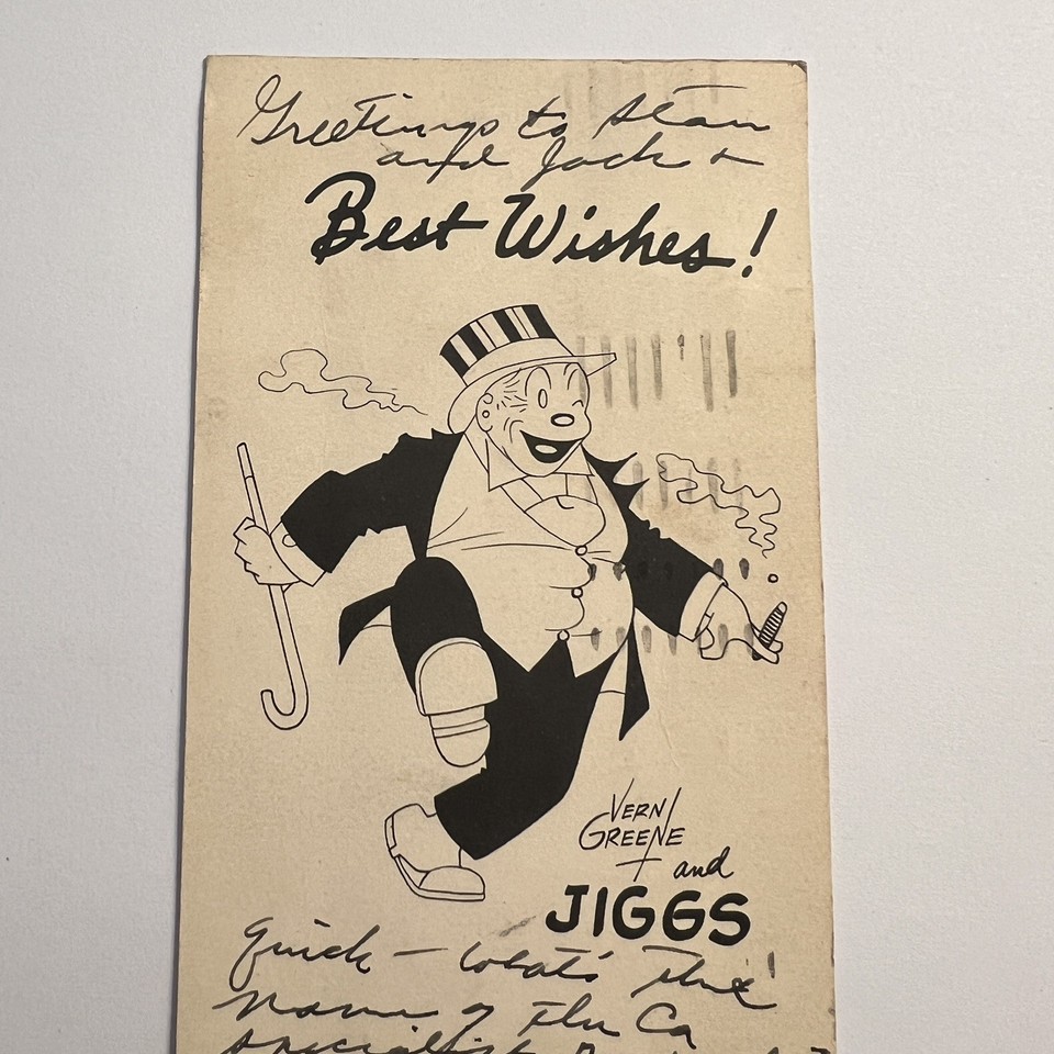 1965 Posted George McManus Vern Green And Jiggs Postcard | eBay