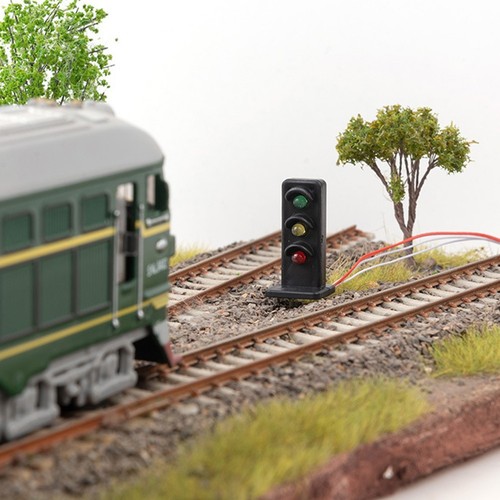 Perfect for Railway & Building Layouts 5Pcs Model Train Signals with ...