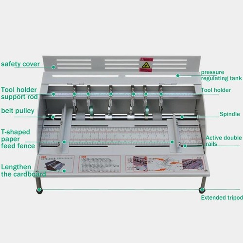 Electric Paper Creasing Machine Book Cover Creasing Cutting Creaser ...