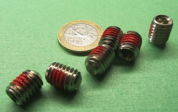 Stainless Steel Self Lock Set Screw, Nylon Patch, Cup, 3/8"-16 x 1/2 ...