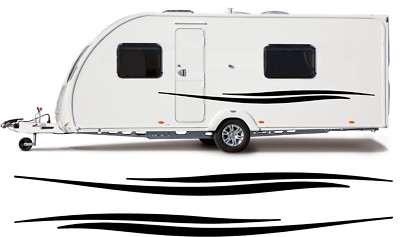 MOTORHOME/CARAVAN VINYL GRAPHICS KIT DECALS STICKERS STRIPES #09XL FAST ...