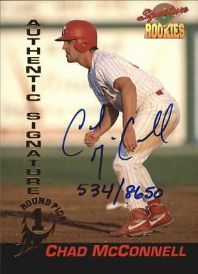 Chad McConnell autographed Baseball Card (Phillies) 1994 Signature ...