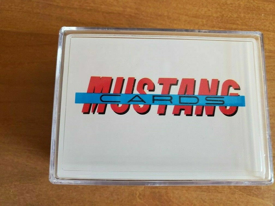 Mustang Cards Series I & II, 210 card base set in snap top boxes MINT ...