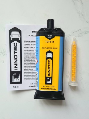 INNOTEC Top Fix Black 2K Plastic Glue Topfix Repaplast Plastic Repair Glue | eBay