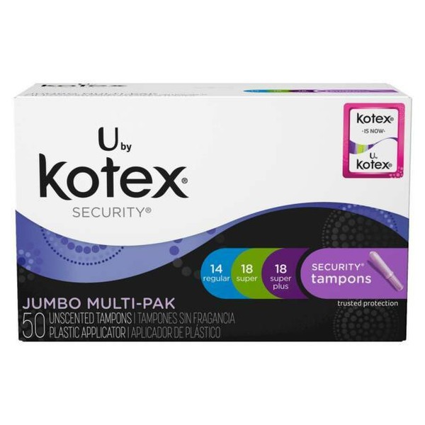 U by Kotex Security Super Plus Tampons 50Pieces for sale online | eBay