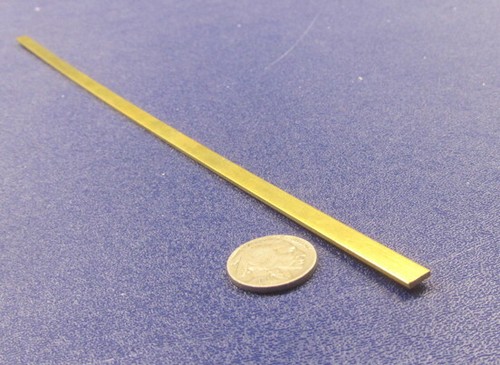 353 Brass Flat Bar 1/16" Thick x 1/2" Wide x 36.0" Length | eBay