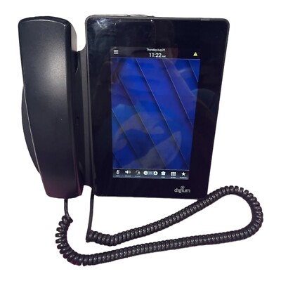 Lot of 7 Digium D80 Gigabit IP Phone w/ 7" Color Touchscreen Display ...