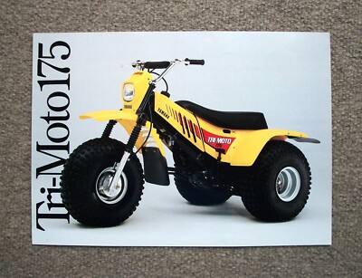 (YT175) YAMAHA TRI-MOTO 175 sales literature/sales brochure (NOS-not a ...