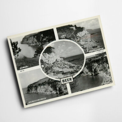 A6 PRINT - Vintage Devon - Beer (f) | eBay UK