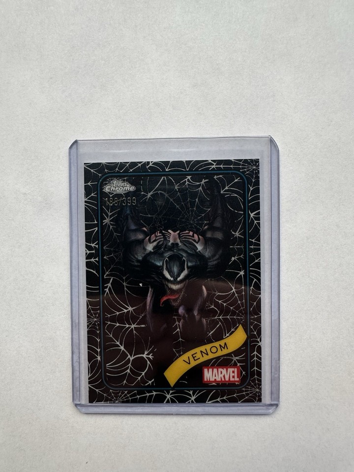 2025 Topps Chrome Marvel Venom Spider Web Refractor # /399 COLOR MATCH ...