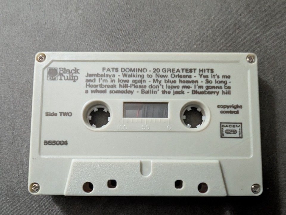 Fats Domino 20 Greatest Hits Cassette Tape | eBay