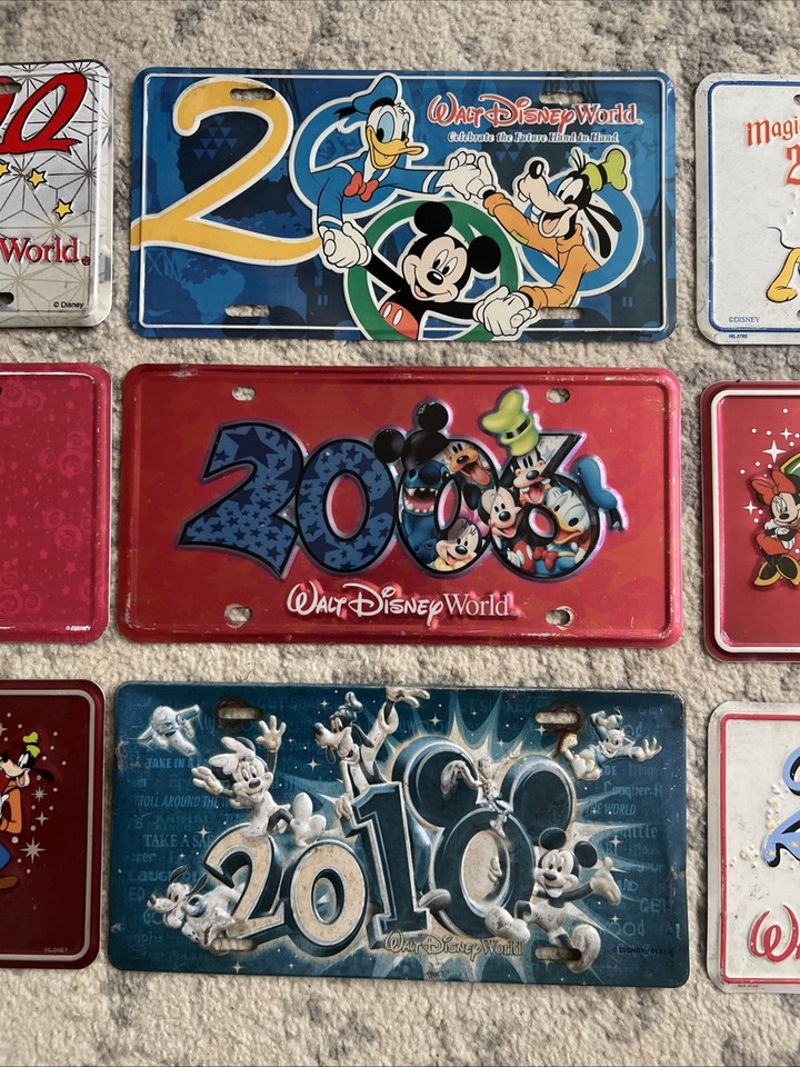 Walt Disney World Vintage License Plates (2000-2010) | eBay