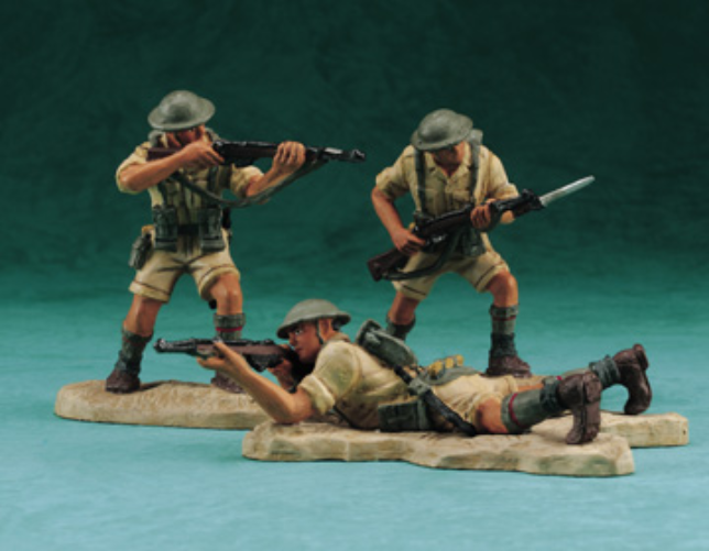 W. Britain/Ertl - World War II British 8th Army "Desert Rat" Infantry ...