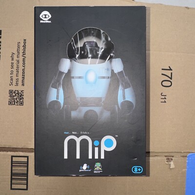 MiP The Robot WowWee White Black Motion Gesture Tricks Balance Control ...