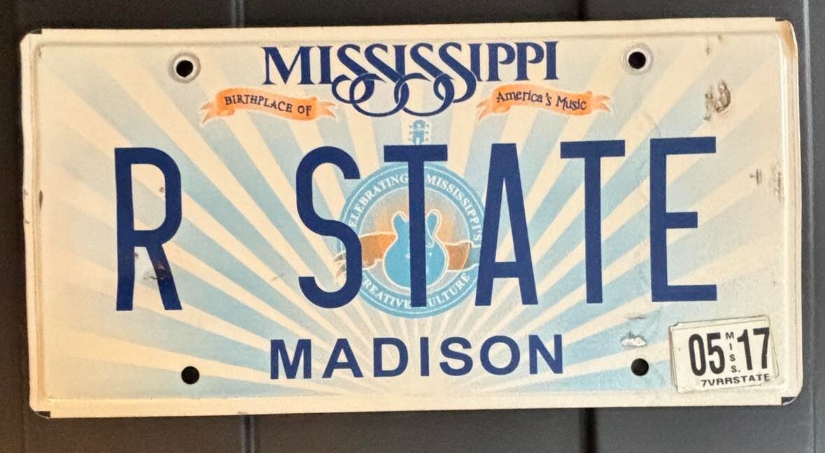 Mississippi State License Plate