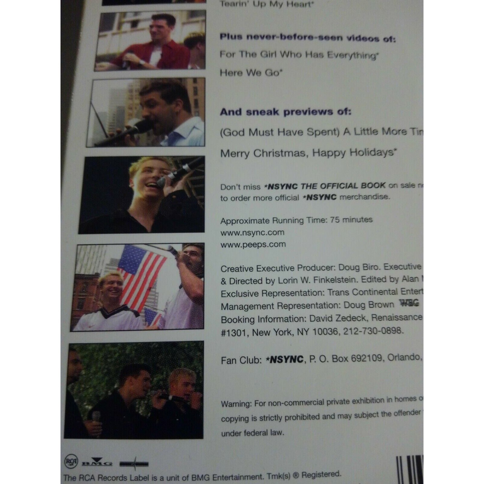 NSync - N The Mix (VHS, 1999). RARE OOP DVD with Insert Calendar ...