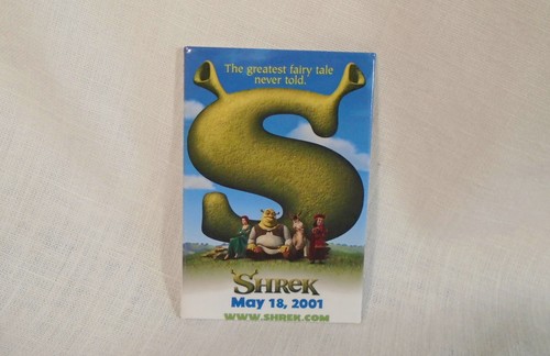Shrek 2001 DreamWorks Promotional Movie Pinback Badge Pin * | eBay