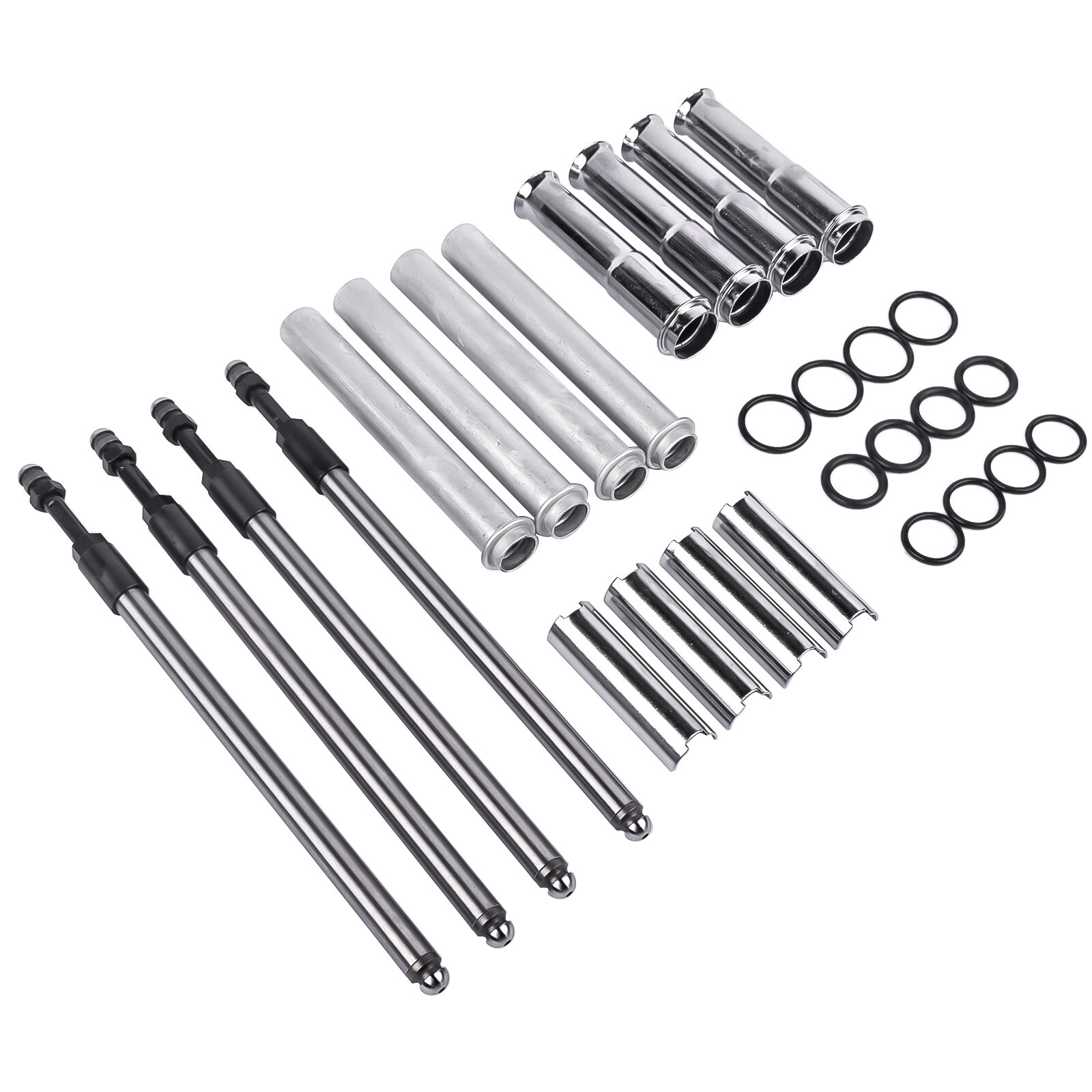 1999-2017 Harley Twin Cam Adjustable Pushrods & Push Rod Cover Kit For ...
