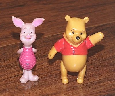 *Set of 2* Pooh Bear & Piglet From Winnie the Pooh 2" Inch Tall PVC ...