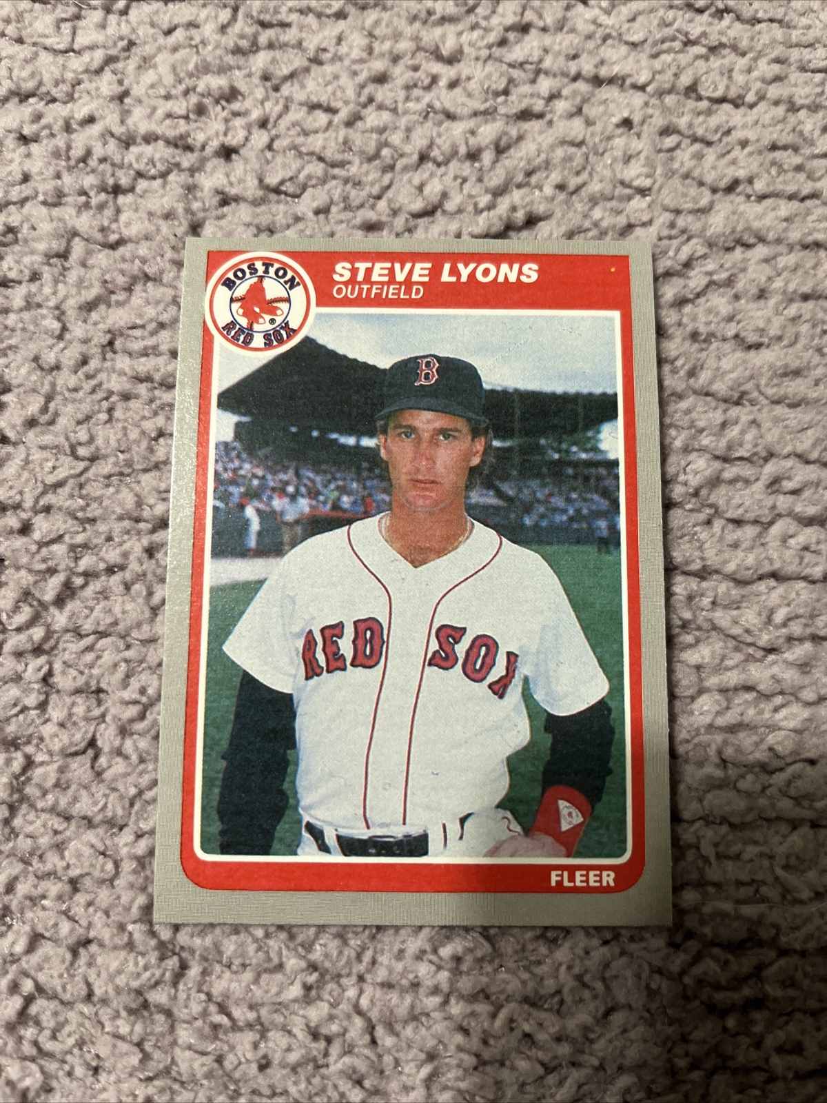 1985 Fleer Update U-76 Steve Lyons Boston Red Sox | eBay