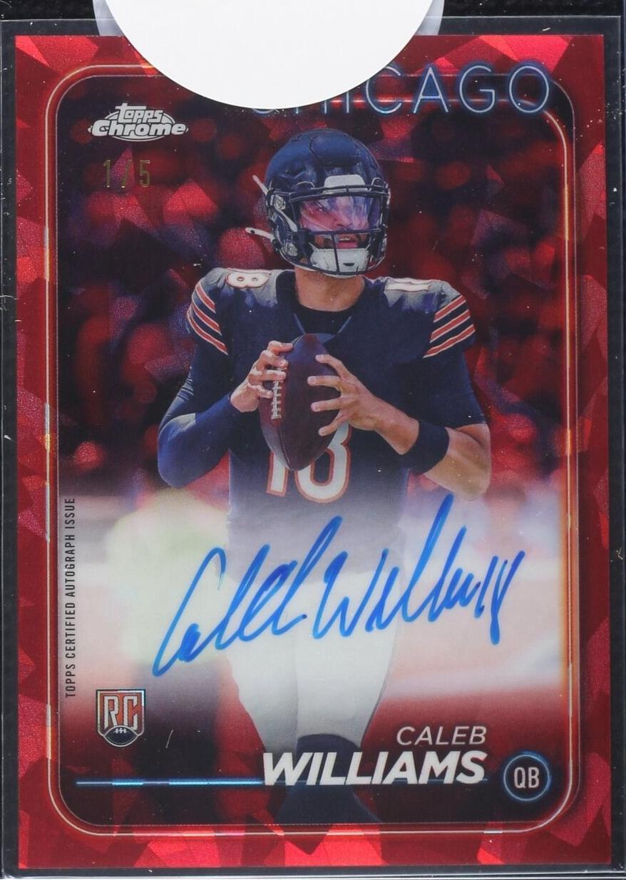 2024 Topps Chrome Sapphire Edition - Rookie Autographs Caleb Williams # ...