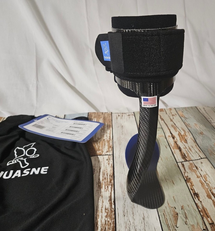 Thuasne Spry Step Sprystep Carbon Fiber Foot Drop Brace Support LEFT XS ...