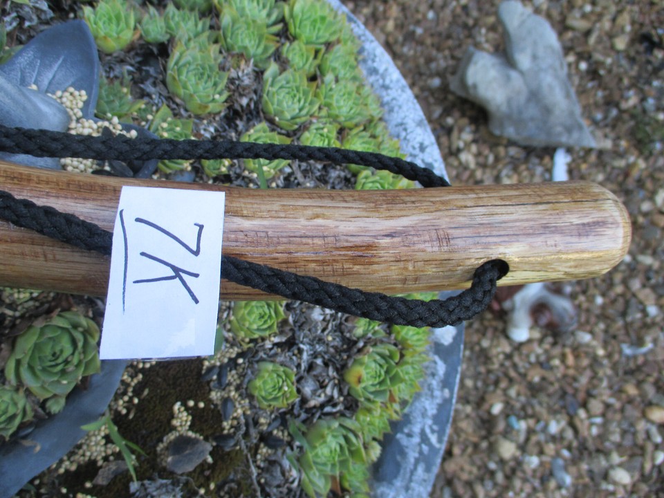 oak wood root burl ball fish bonker tire knocker shillelagh cudgel ...