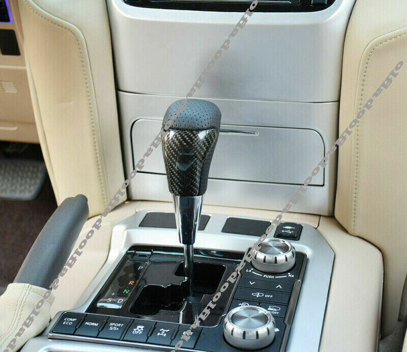 Carbon Fiber Gear Shift Knob Shifter Lever For Toyota Land Cruiser ...