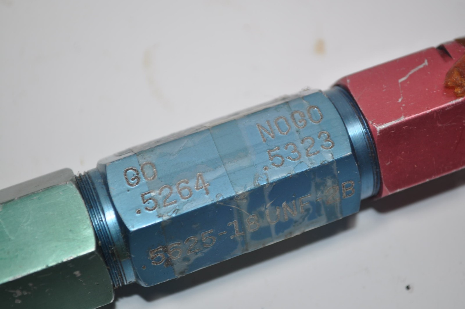 Lincoln Gage GO .5264 / NO GO .5323 Thread Plug Gage .5625-18UNF-2B | eBay