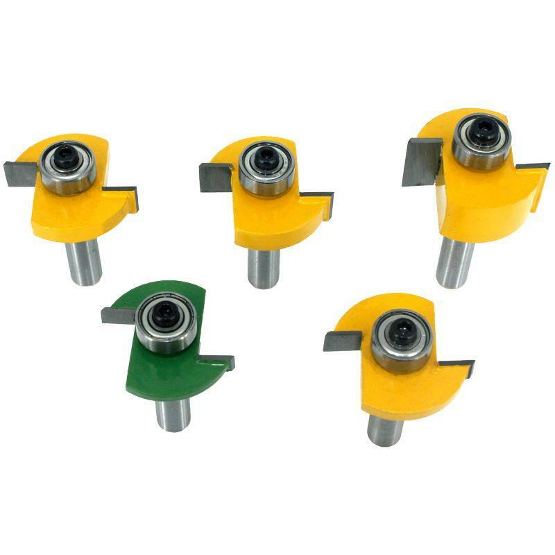 8mm Shank Rebate Cutter Router Bit with Bearing Wood Slot Milling ...