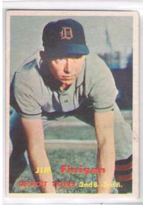 1957 Topps #248 Jim Finigan Detroit Tigers | eBay