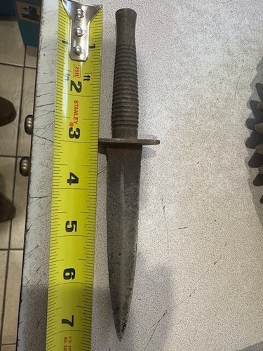 Vintage Knife Dagger Ribbed 7.5 Inches/4.25 Inch Blade You know more ...