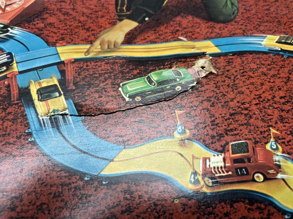 Vintage 1967 Ideal Motorific Racerific Camaro Race Set W/Corvette ...