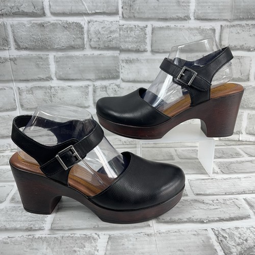 BOC By Born Natasha Women's Size 10 Black Mary Jane Platform Buckle ...