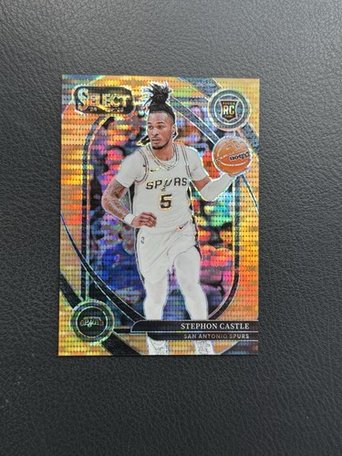 2024-25 Select Stephon Castle FOTL Orange Pulsar Prizm Rookie Card /18 ...